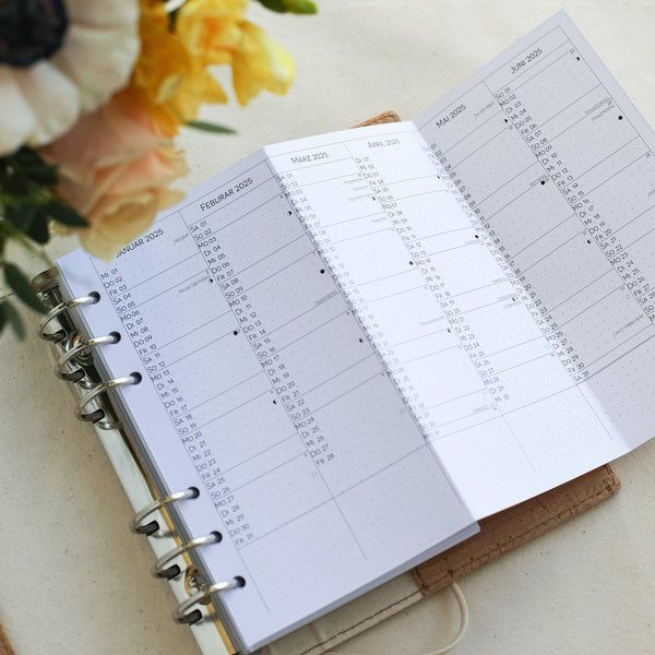 Kalenderglück | Kalender + Zubehör für Dein Ringbuch + TN